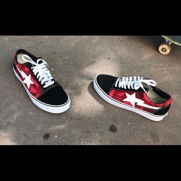 Vans | Shoes | Vans Bape Custom | Poshmark